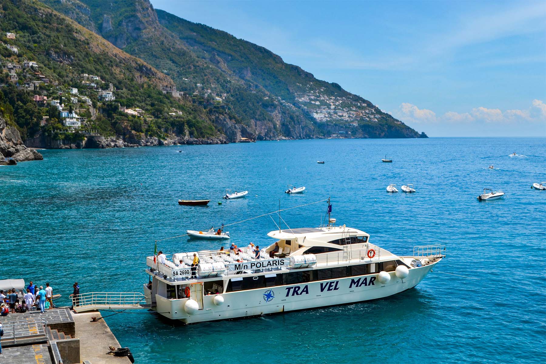 Ferry tickets and schedules to Positano Amalfi Capri Sorrento Salerno and Naples