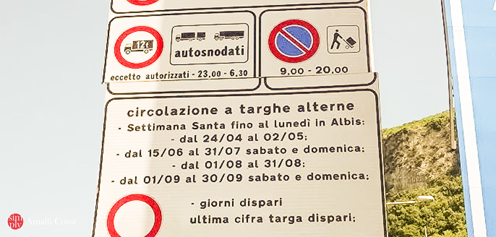 Targhe alterne in Costiera Amalfitana: guida rapida 2026 Aggiornata ...